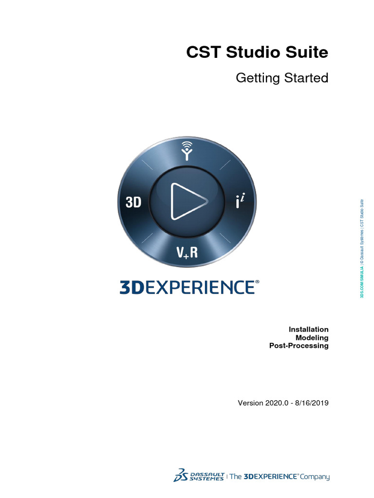 CST Studio Suite - Getting Started | PDF | Installation (Computer ...