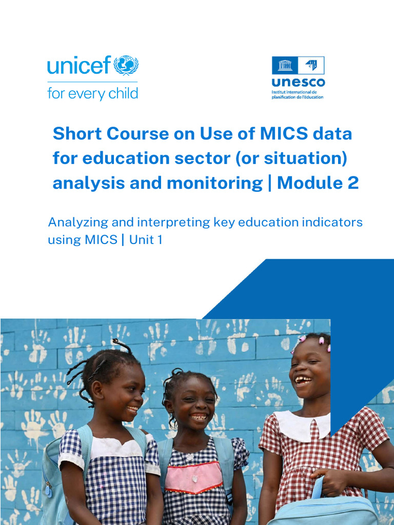 MICS_Booklet_M2_Unit1_Final | PDF | Sampling (Statistics) | Statistics