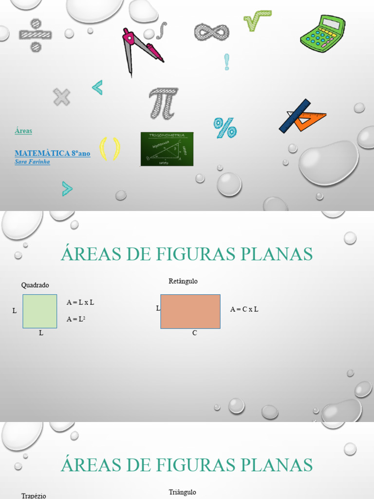 Cálculo de Áreas de Figuras Planas | PDF