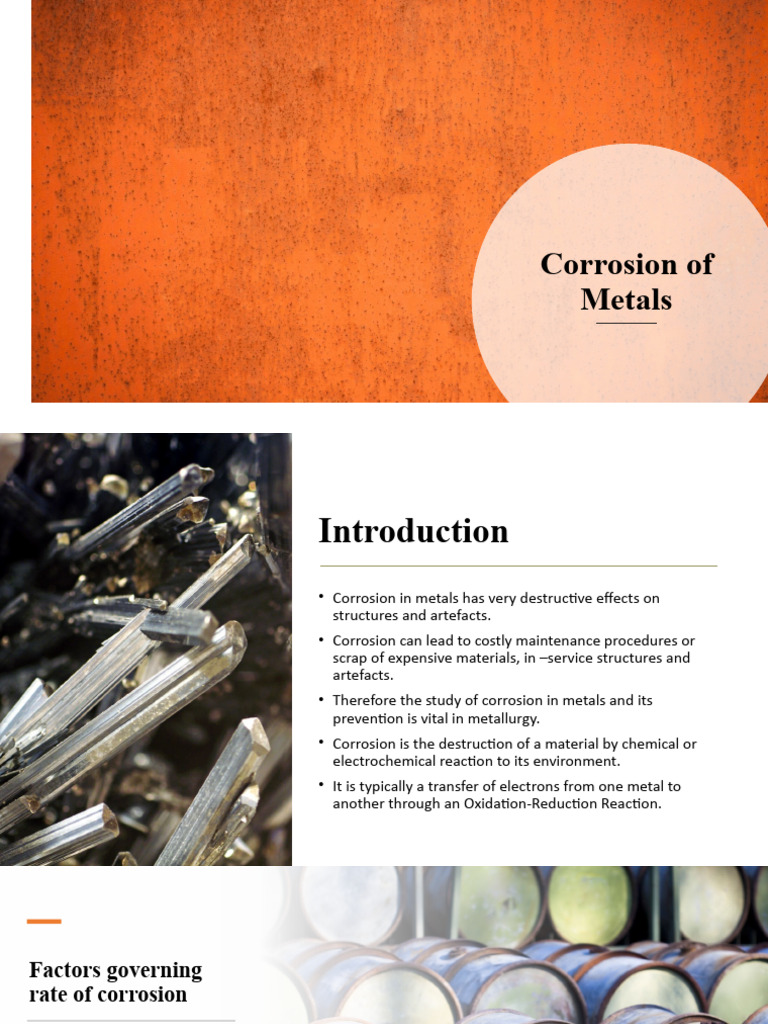 Corrosion Of Metals Pdf Corrosion Electrochemistry