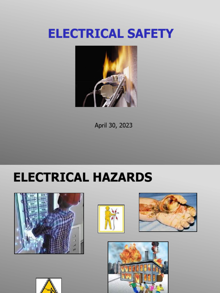 Awareness Session - Electrical - Safety | Download Free PDF | Ac Power ...