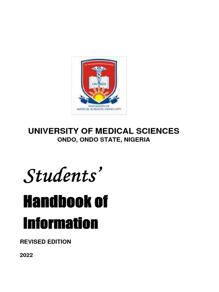 UNIMED Student Handbook 2022 | PDF | University And College Admission ...