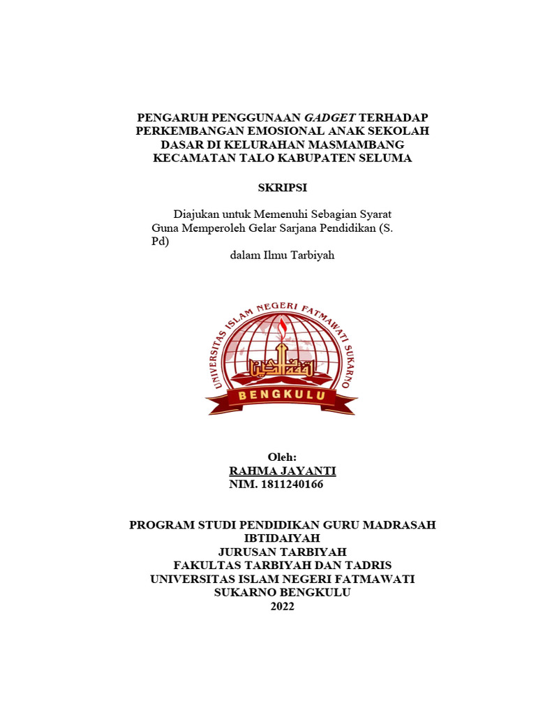 Skripsi Rahma Jayanti | PDF