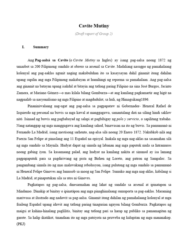 Cavite Mutiny | PDF