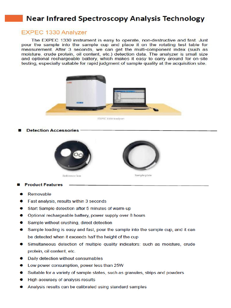 EXPEC Technology NIR 1330 Brochure | PDF
