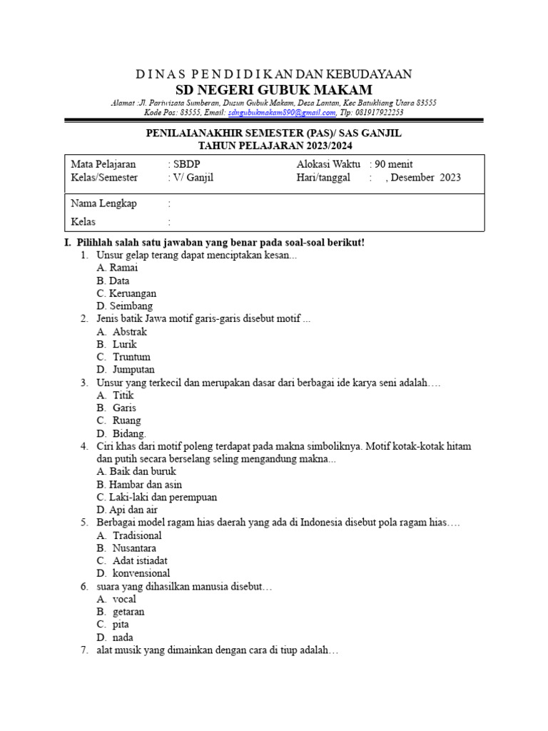 P Seni 5 | PDF | Seni & Disiplin Bahasa