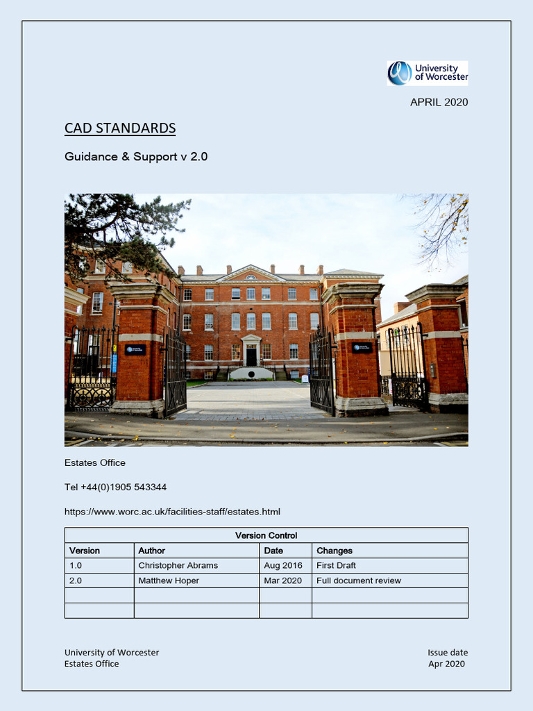 CAD STANDARDS Guidance & Support v 2.0 | Download Free PDF | Computer ...