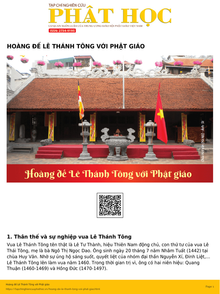 Hong L THNH TNG VI PHT Gio | PDF