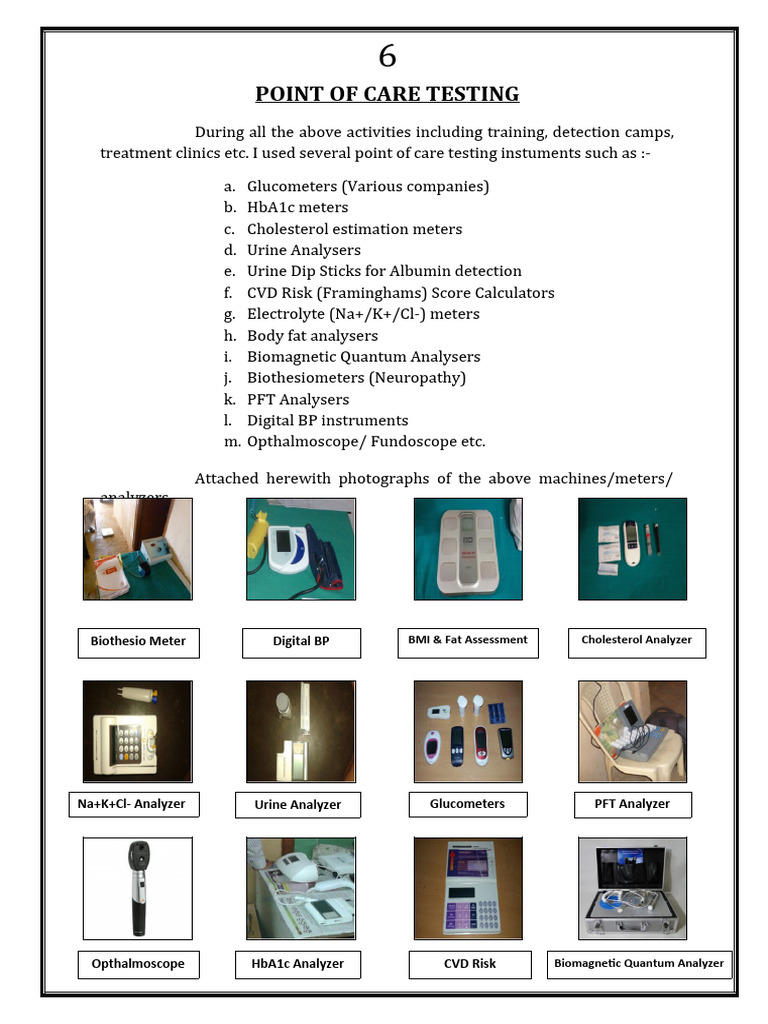 6 Point of Care Tasting - 1 | PDF