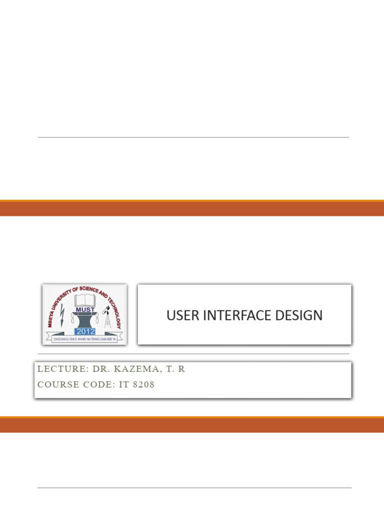 Lect 1-2 | Download Free PDF | Human–Computer Interaction | Graphical User Interfaces