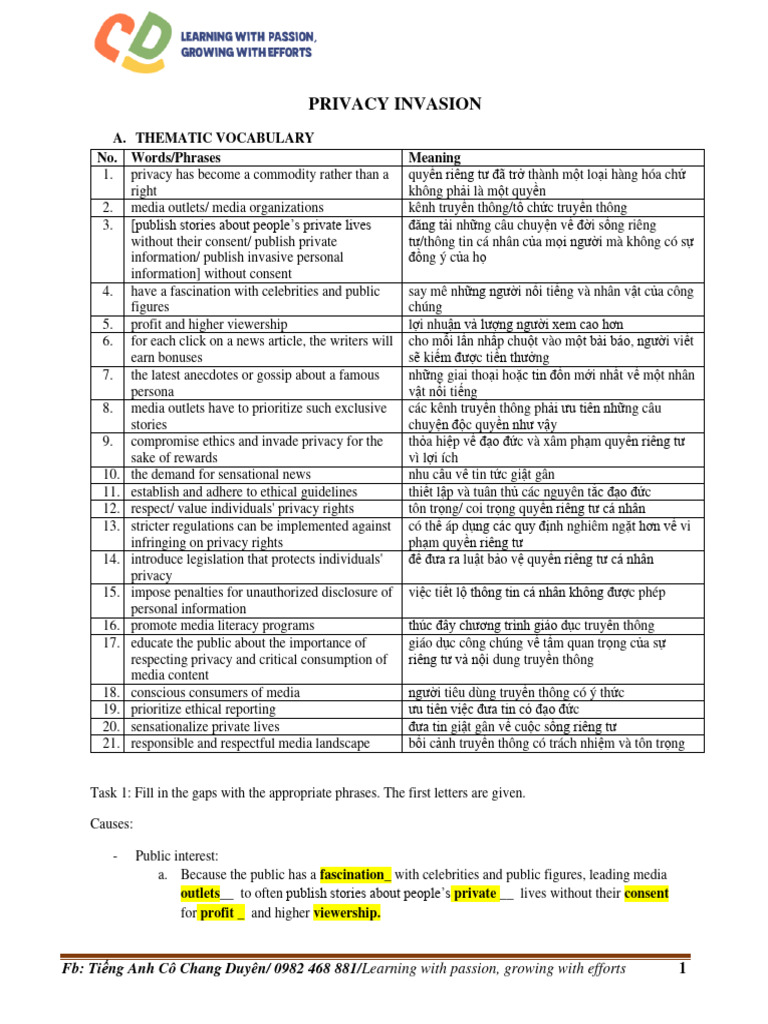 Key - Media Chapter 1 | PDF