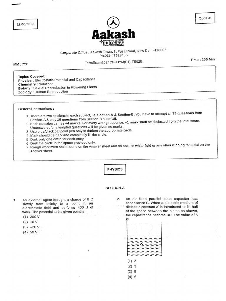 TE-02 CODE B OYM | PDF