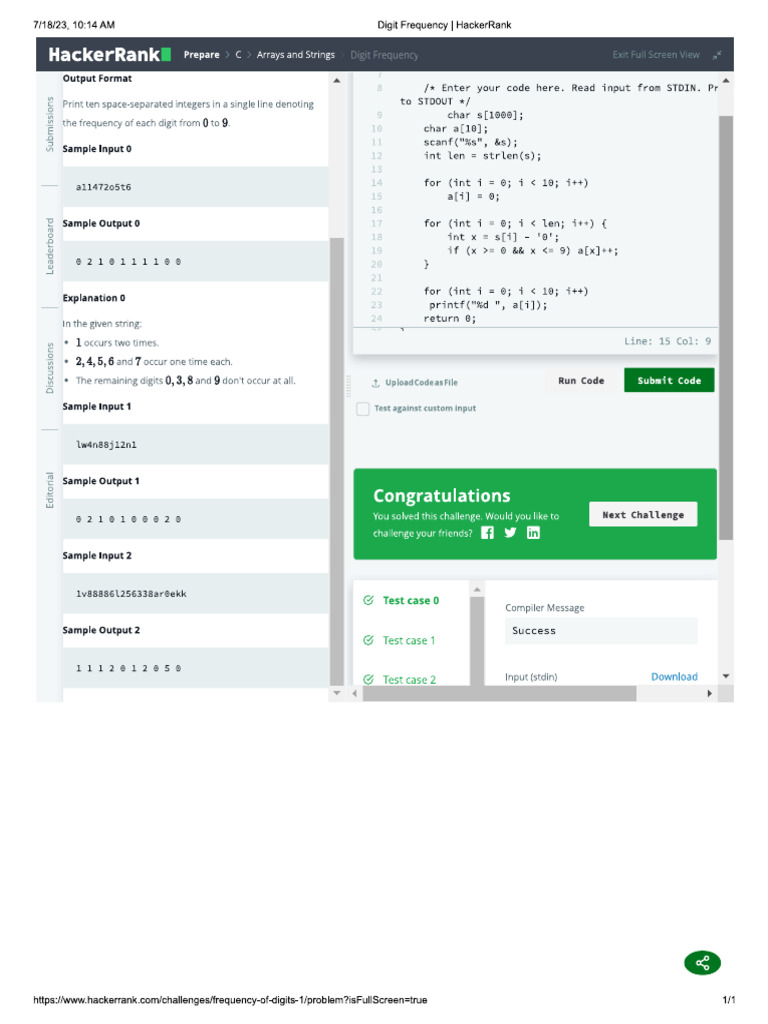 Digit Frequency | PDF