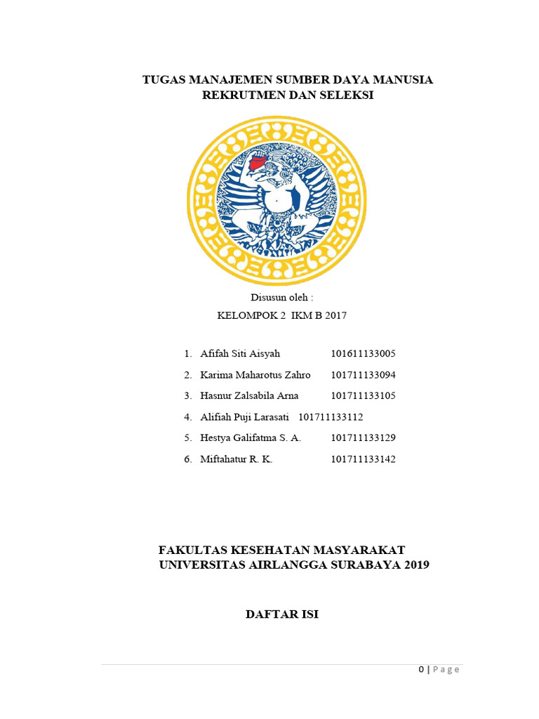 Contoh Makalah Manajamen SDM | PDF