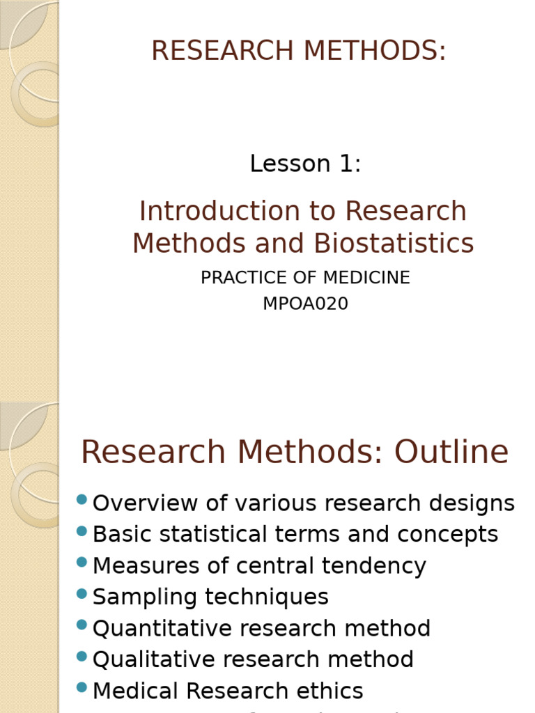 Intro and Biostatistics 2022 | Download Free PDF | Statistics | Standard Deviation