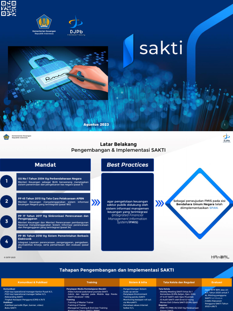 06.1 Aplikasi SAKTI Modul Bendahara | PDF