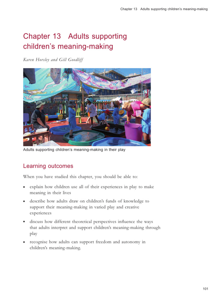 Supporting Children's Meaning-Making in Play | PDF | Play Therapy ...
