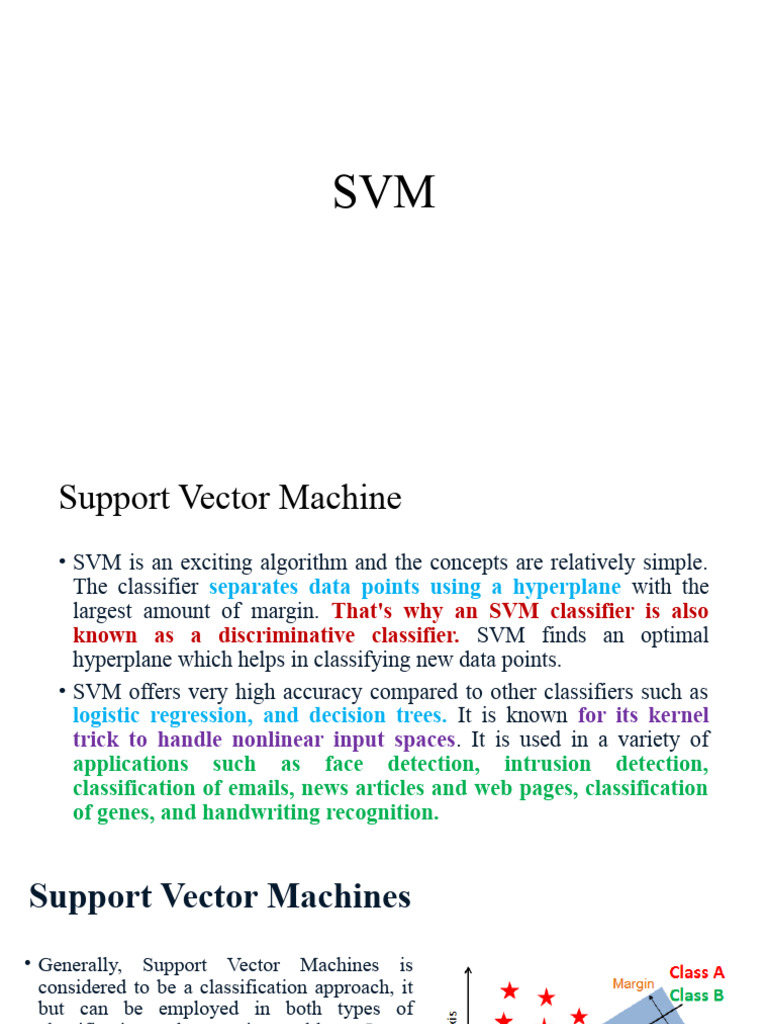 SVM | PDF | Support Vector Machine | Statistical Classification