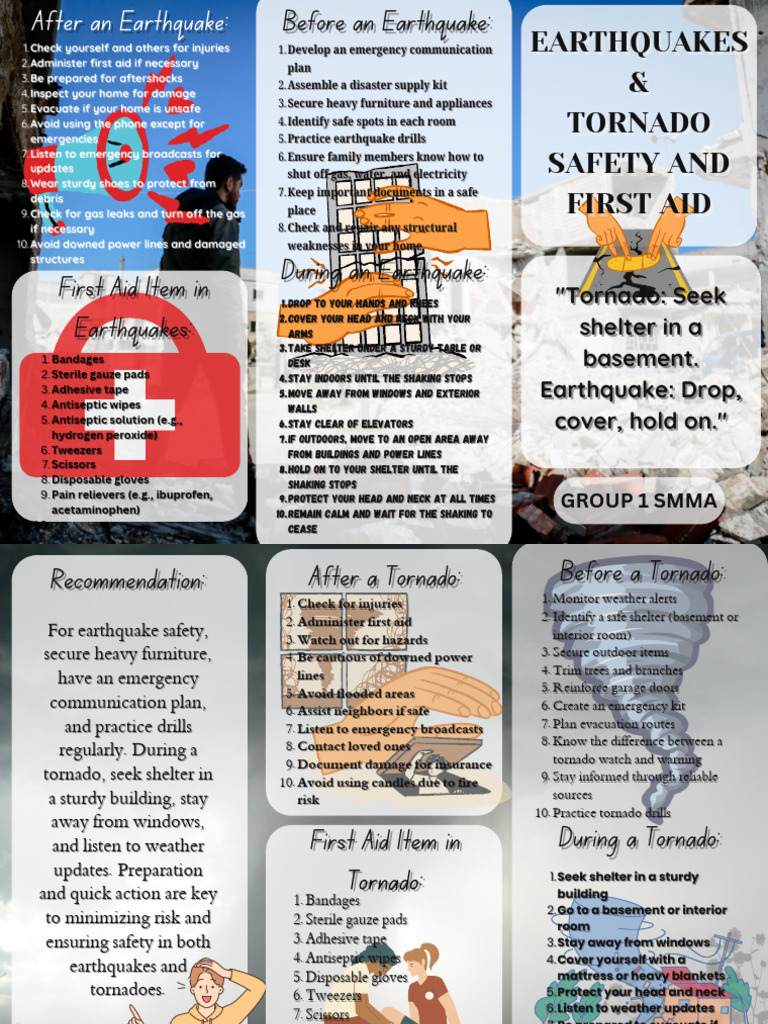 Earthquakes and | Download Free PDF | First Aid | Tornadoes