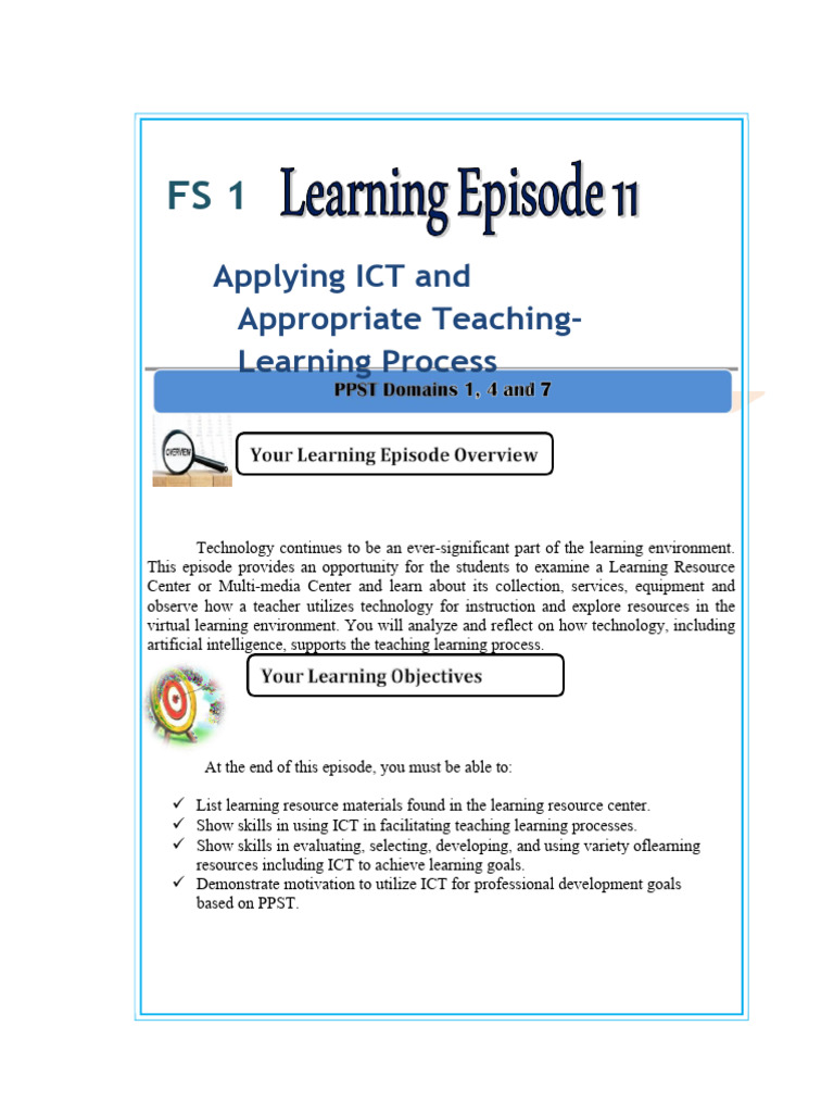 Orillaneda, May Josemel D. Bsed Eng 4-B Fs1-Episode-11. | PDF ...