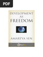 Development As Freedom by Amartya Sen | PDF