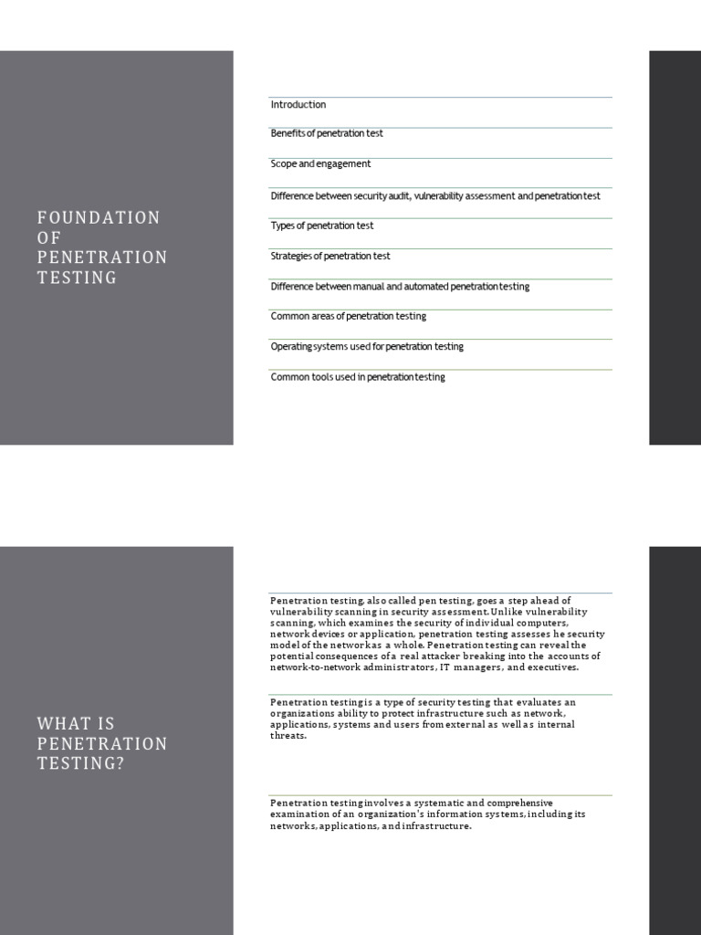 Basic Pentesting Concepts | PDF | Software Testing | Security