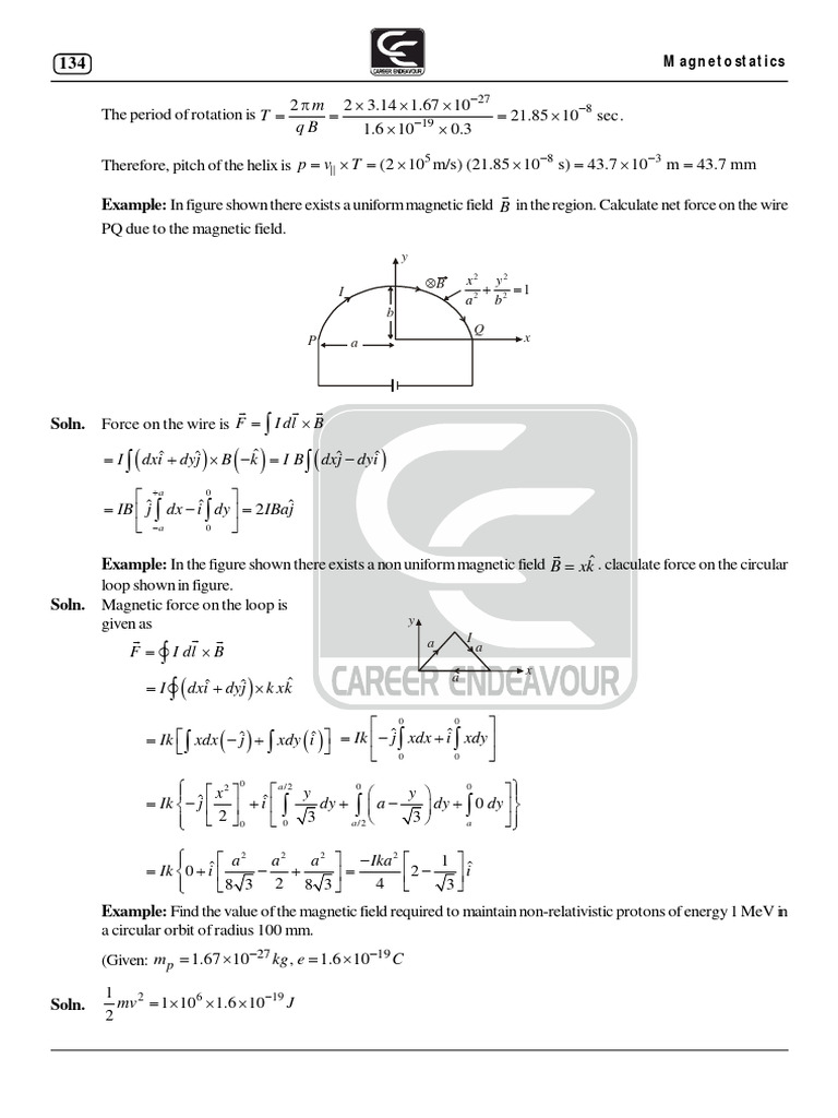iit-jam-physics-emt_magnetostatics | Download Free PDF | Magnetic Field ...