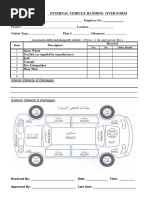 Car Handover Form Template | PDF