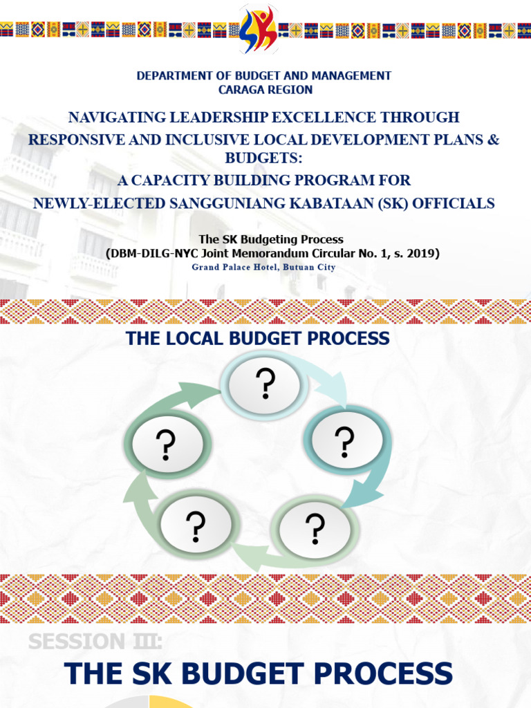 SK Budget Process for Youth Development | PDF | Budget | Expense