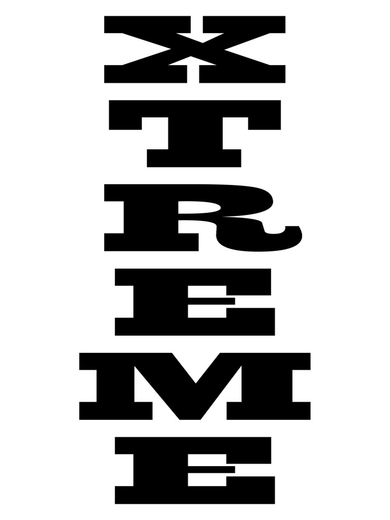 X-TREME Logo - Vertical Text | PDF
