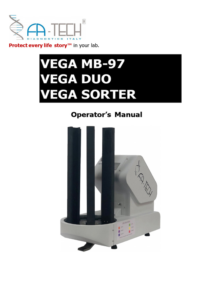 Operator Guide - Fa-Tech Vega - English (1) | PDF | Ultraviolet | Laser
