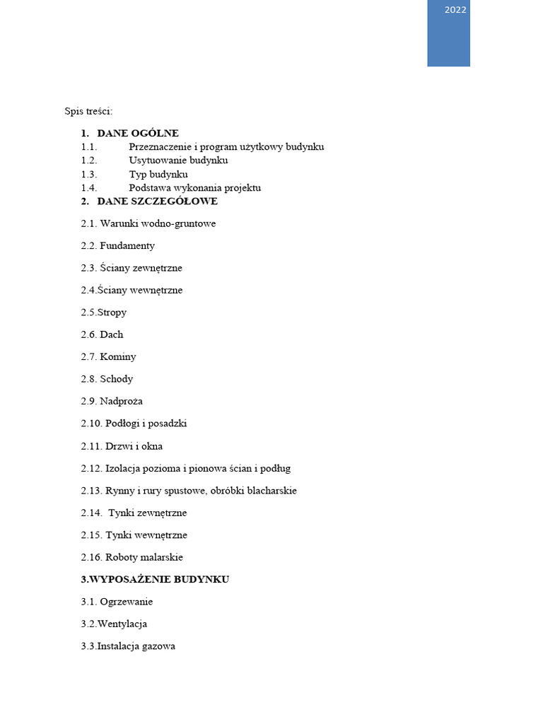 Opis Techniczny | PDF