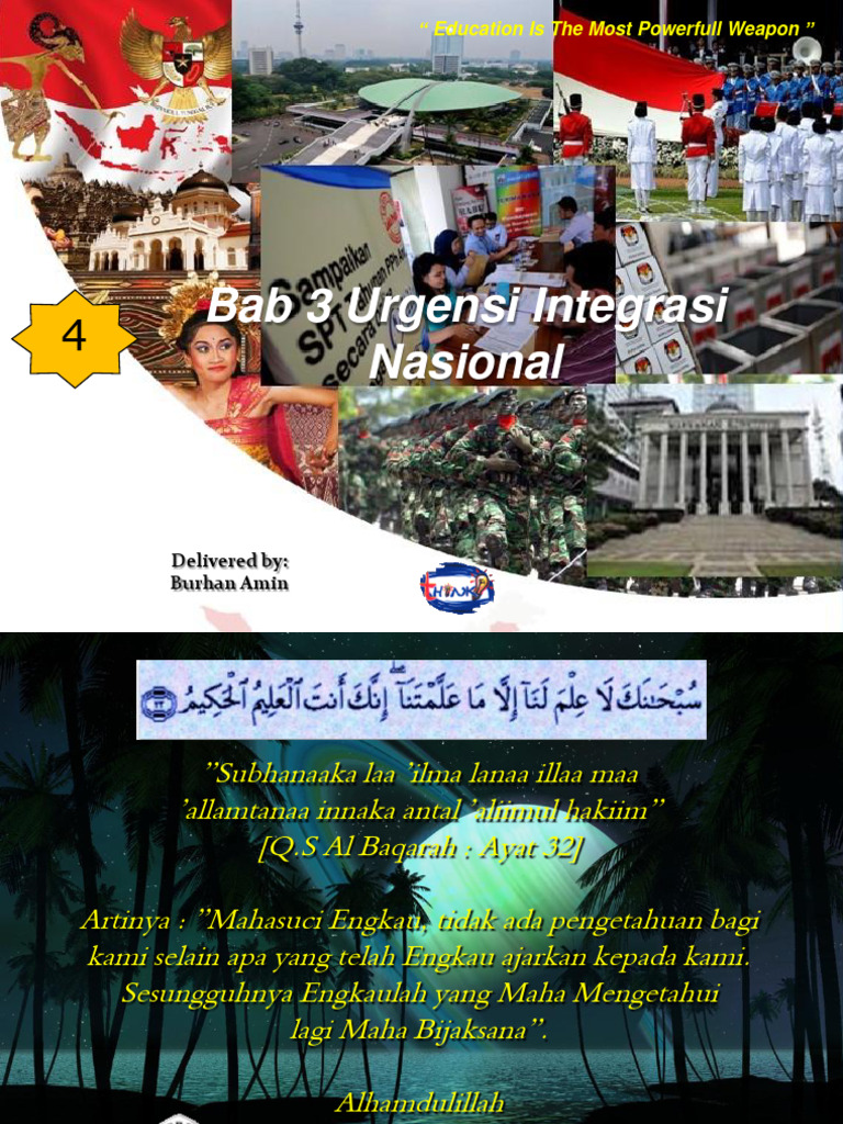 P04-Urgensi Integrasi Nasional | PDF | Sains & Matematika