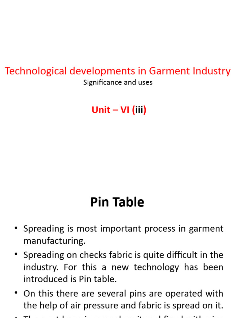 8 Technological Developments in Garment | PDF | Radio Frequency Identification | Quilting