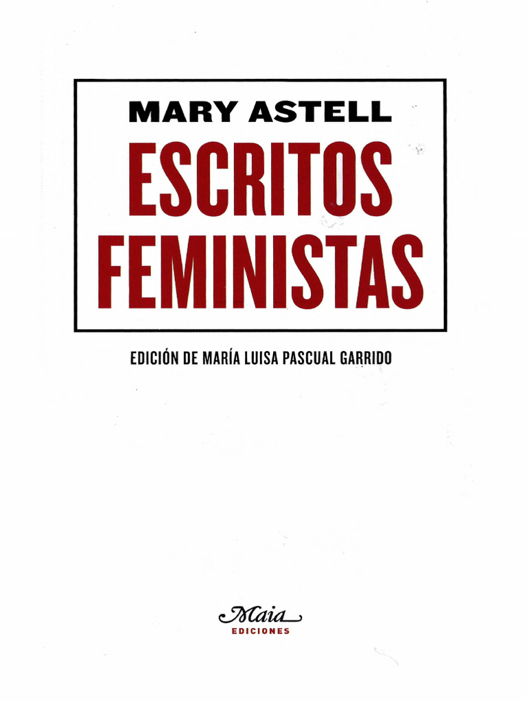 Mary Astell - Escritos Feministas | PDF