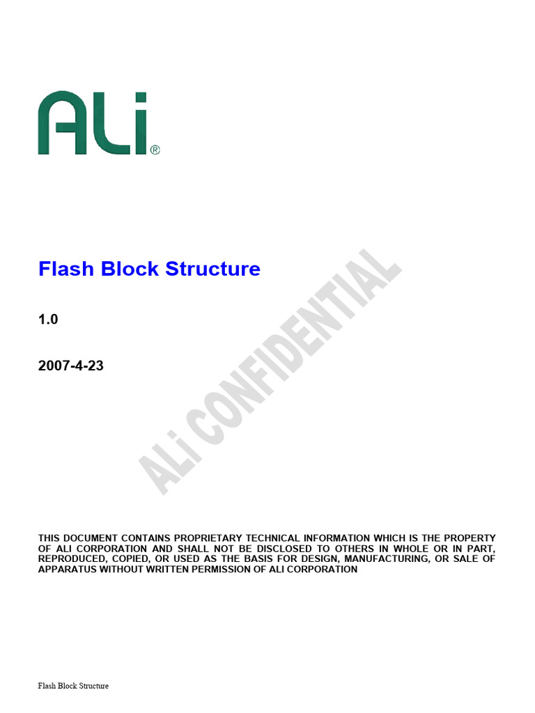 Flash Block Structure | PDF | Computer File | Adobe Flash