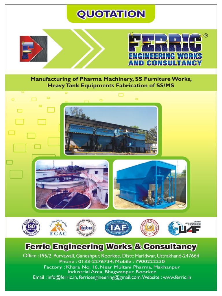 QUOTATION for STP 250 KLD of Exide Industries Limited | PDF | Sewage ...