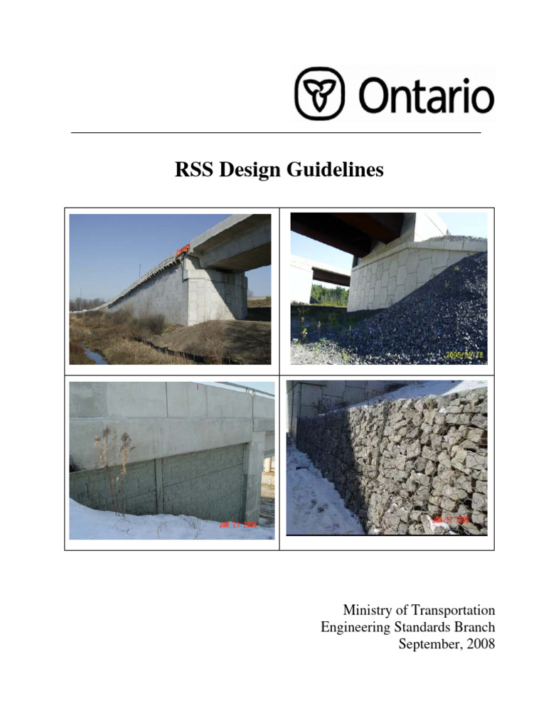 MTO-RSS Design Guidelines - September-2008 | PDF | Deep Foundation ...