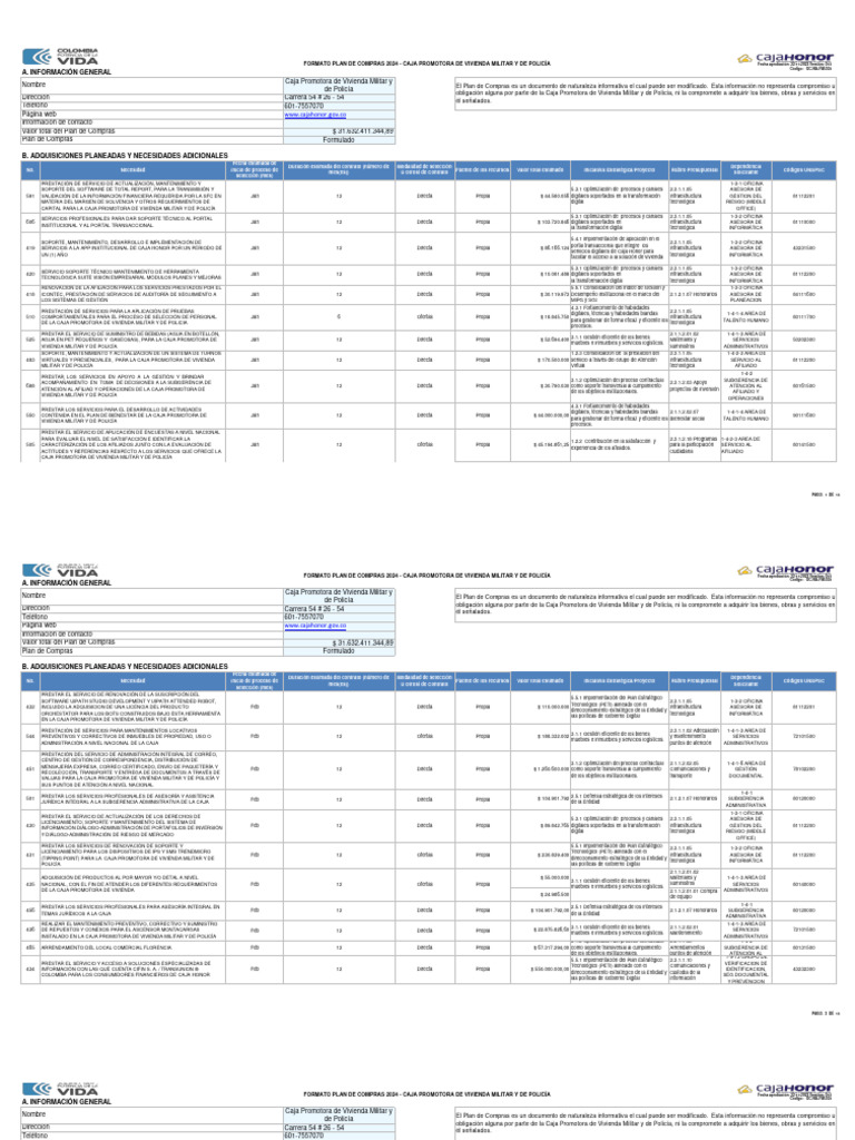 PLAN_DE_COMPRAS_2024 | PDF | Gobierno E | Informática