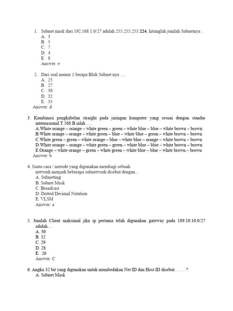 SOAL MAPEL PILIHAN KLAS XI 2023 | PDF