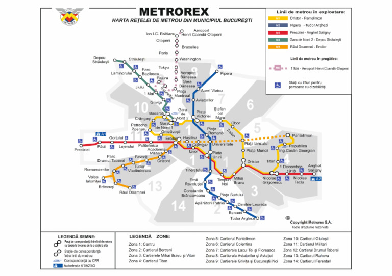 Mapa Metro 1709798843harta 2023 | PDF