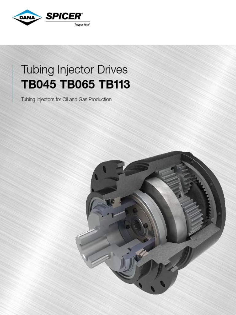 Tubing Injector Drives Specifications | PDF | Manufactured Goods ...