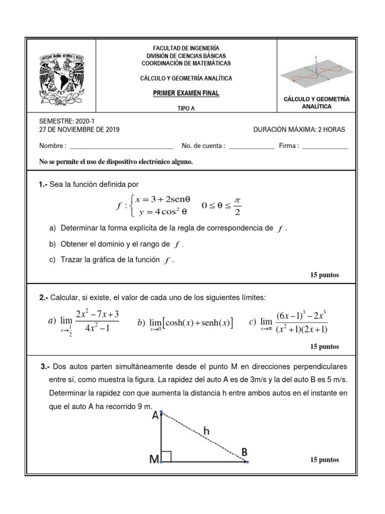 CyGA 1EF A | PDF | Vector Euclidiano | Función (Matemáticas)