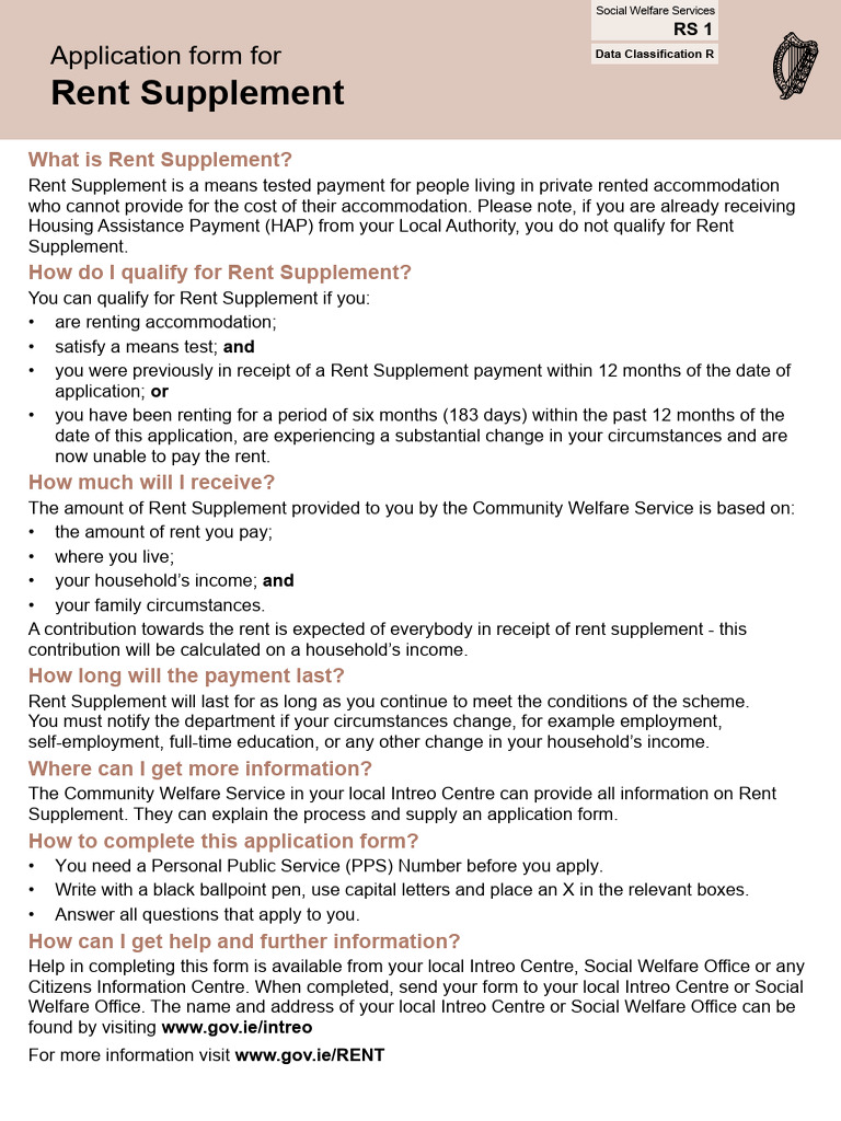 Rent Supplement Benefsss | PDF | Landlord | Leasehold Estate