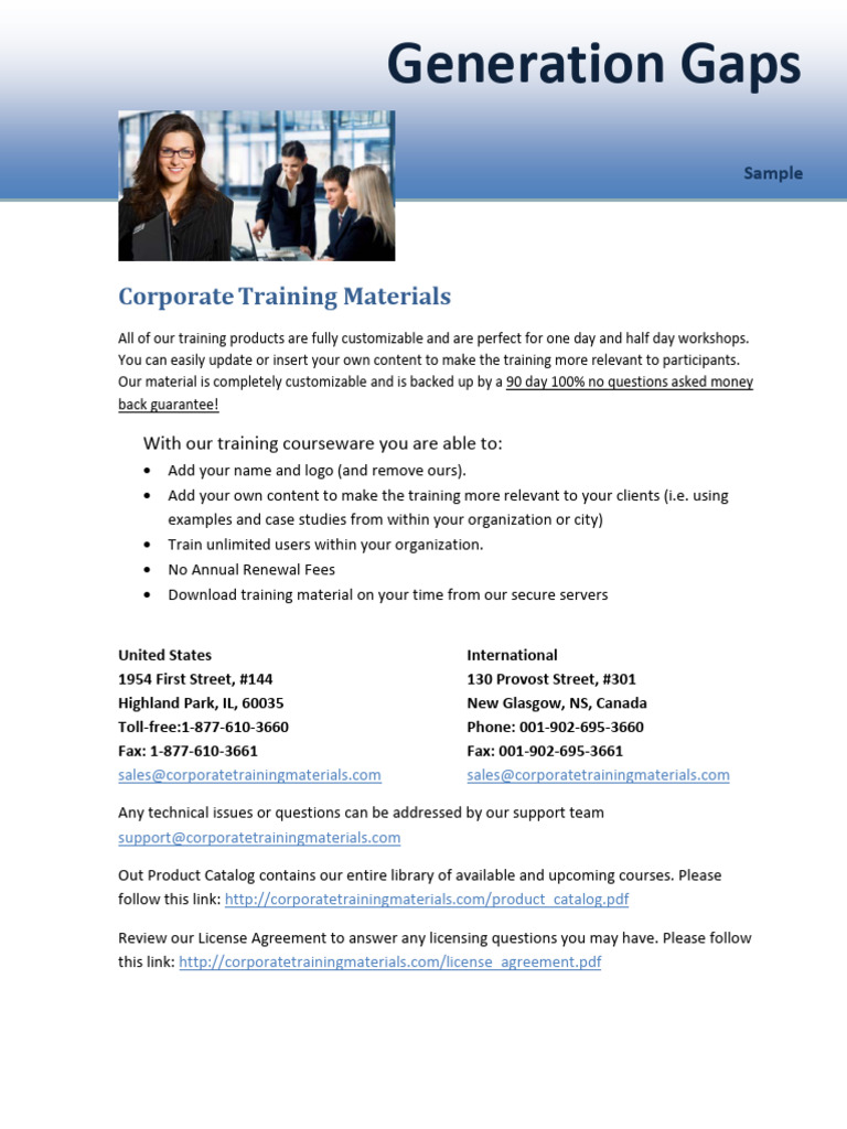 Generation_Gaps_Sample | Download Free PDF | Attitude (Psychology) | Millennials