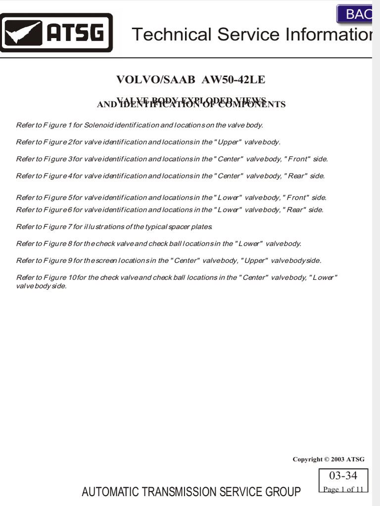 Dokumen - Tips - Aw50 42le Atsg | PDF | Valve | Equipment