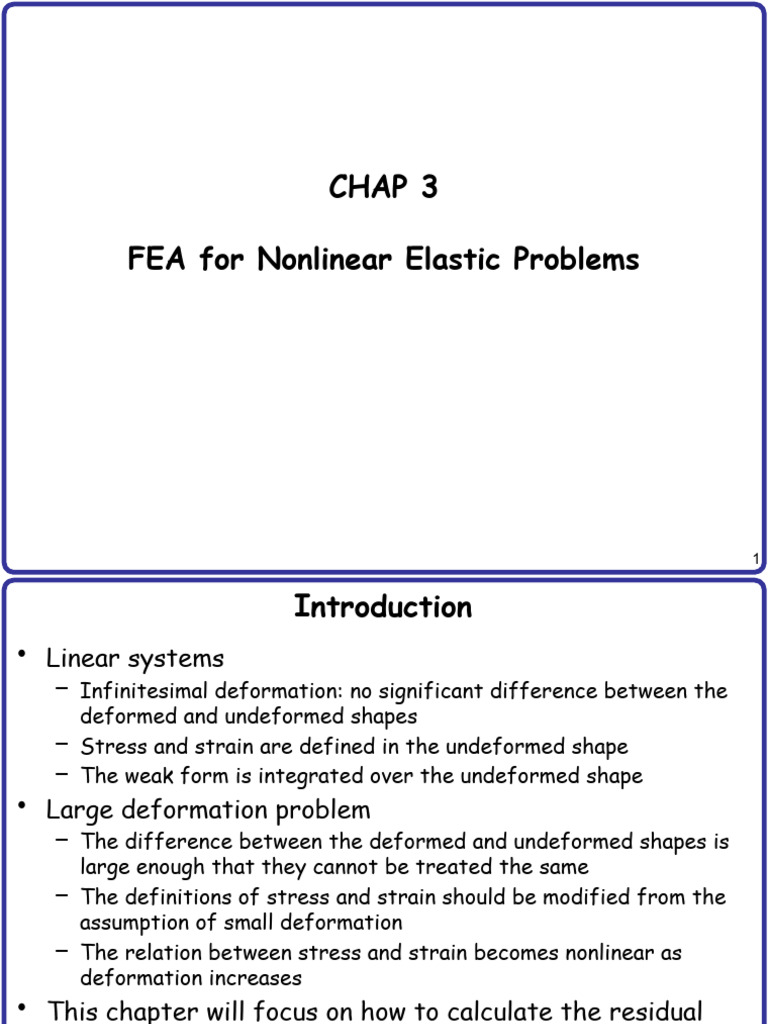 Chap3 | PDF | Elasticity (Physics) | Continuum Mechanics