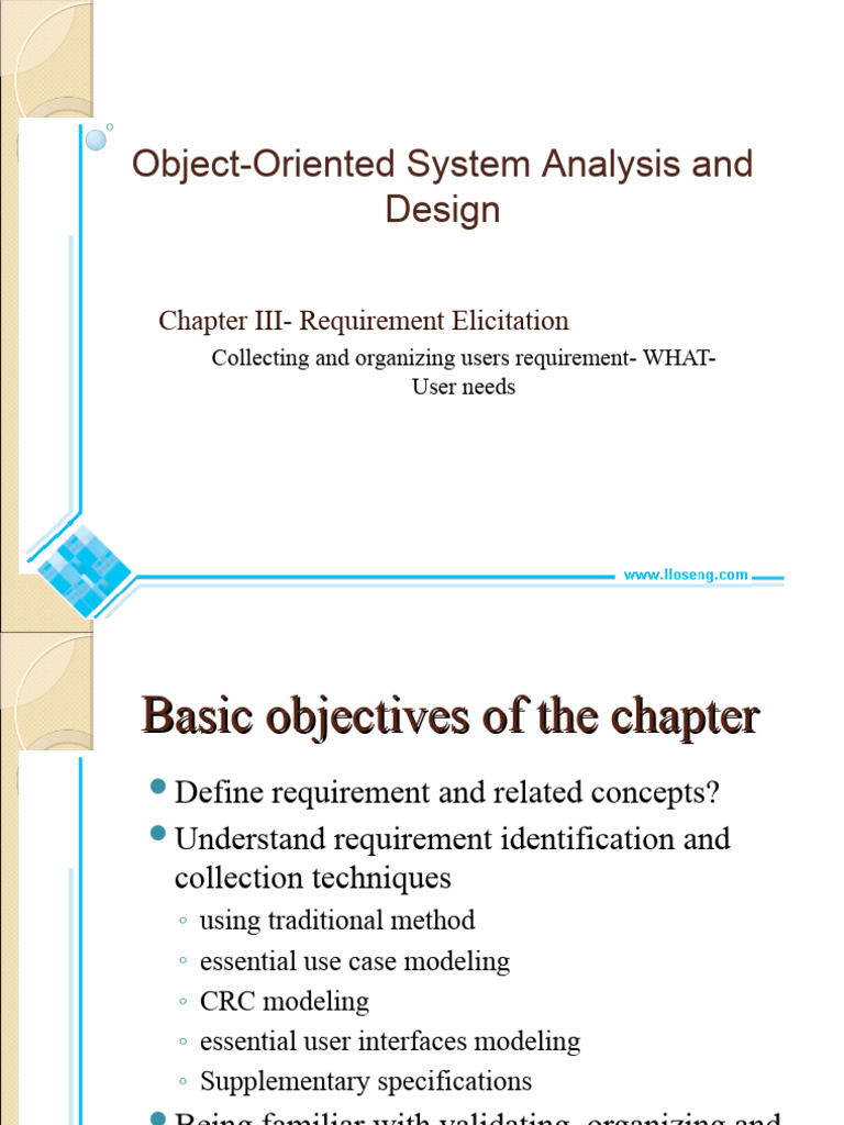 Object Oriented SAD-3 Part I | PDF | Use Case | System
