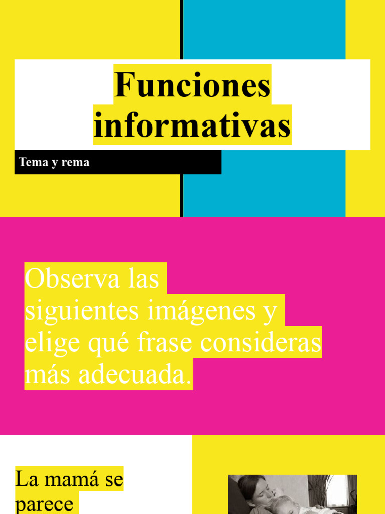 Tema y rema | PDF | Oración (Lingüística) | Lingüística