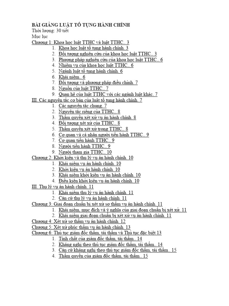 Bài Gi NG TTHC | PDF